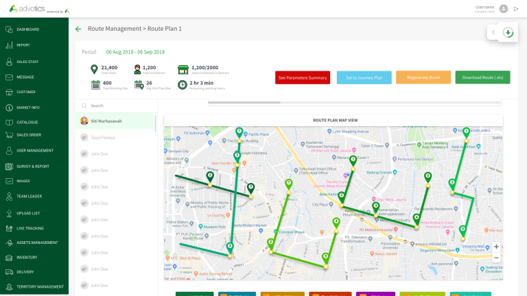 menggunakan teknologi untuk mendapatkan perencanaan rute